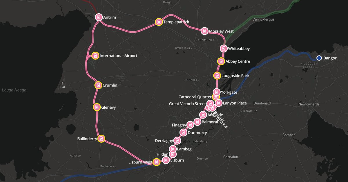 Interactive Belfast Circle Line Map | NI Planner